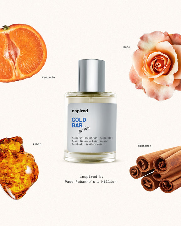 Gold Bar inspired by 1 Million – nspired beauty